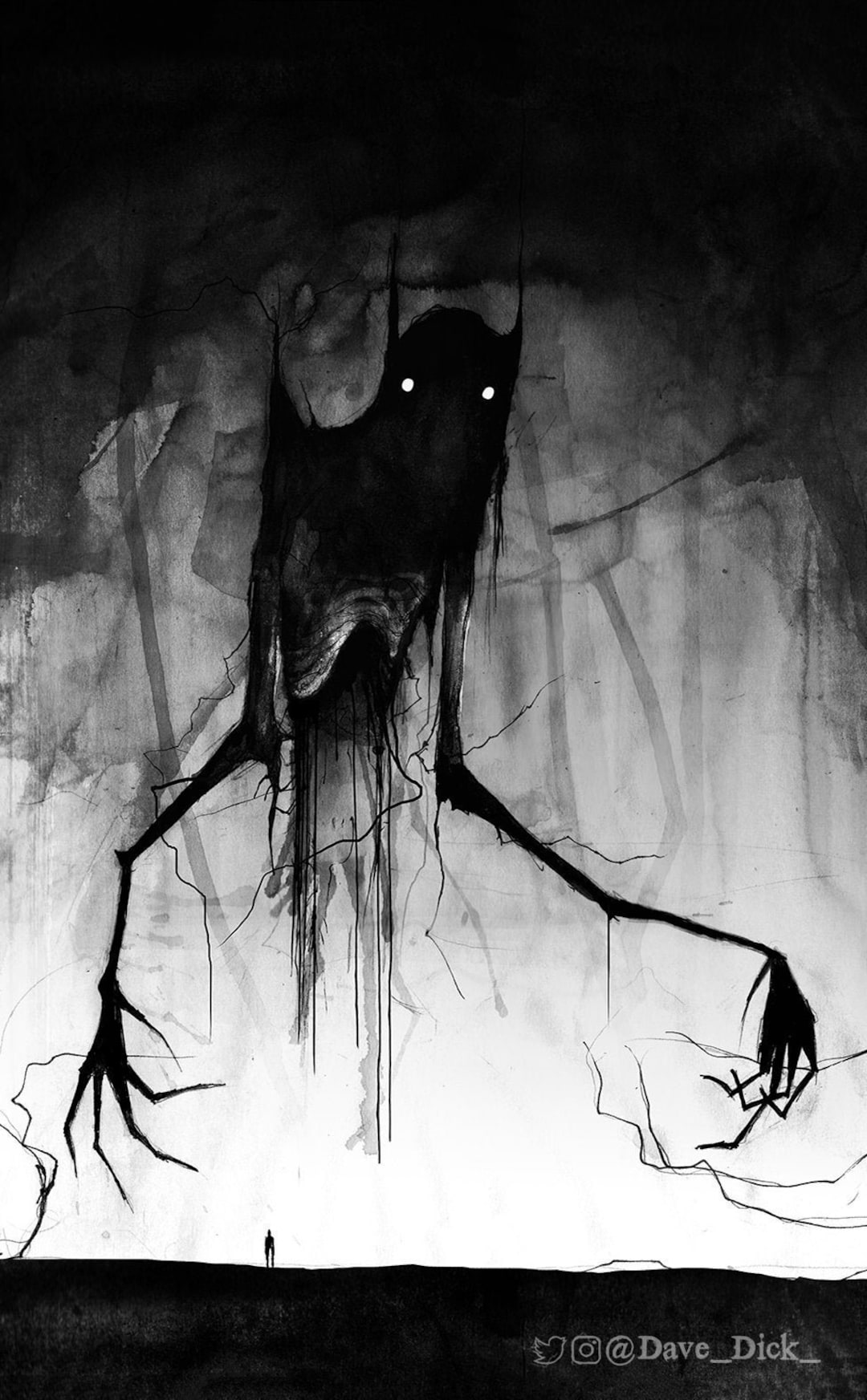 Monster Best Friend Waterproof Sticker, Creepy and Dark Decals, Monster ...