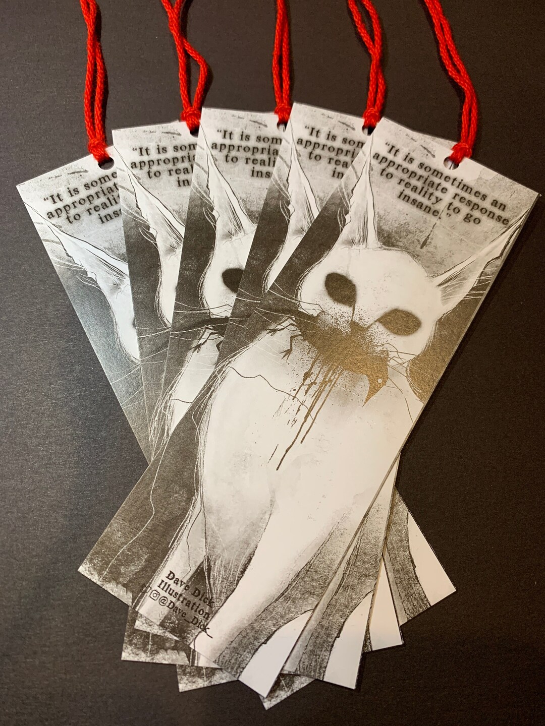 The Predator is Insane Bookmark by Dave Dick Illustration - Etsy