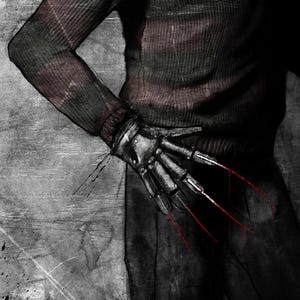 Freddy Krueger Art Print: Nightmare on Elm Street Horror Decor - Etsy