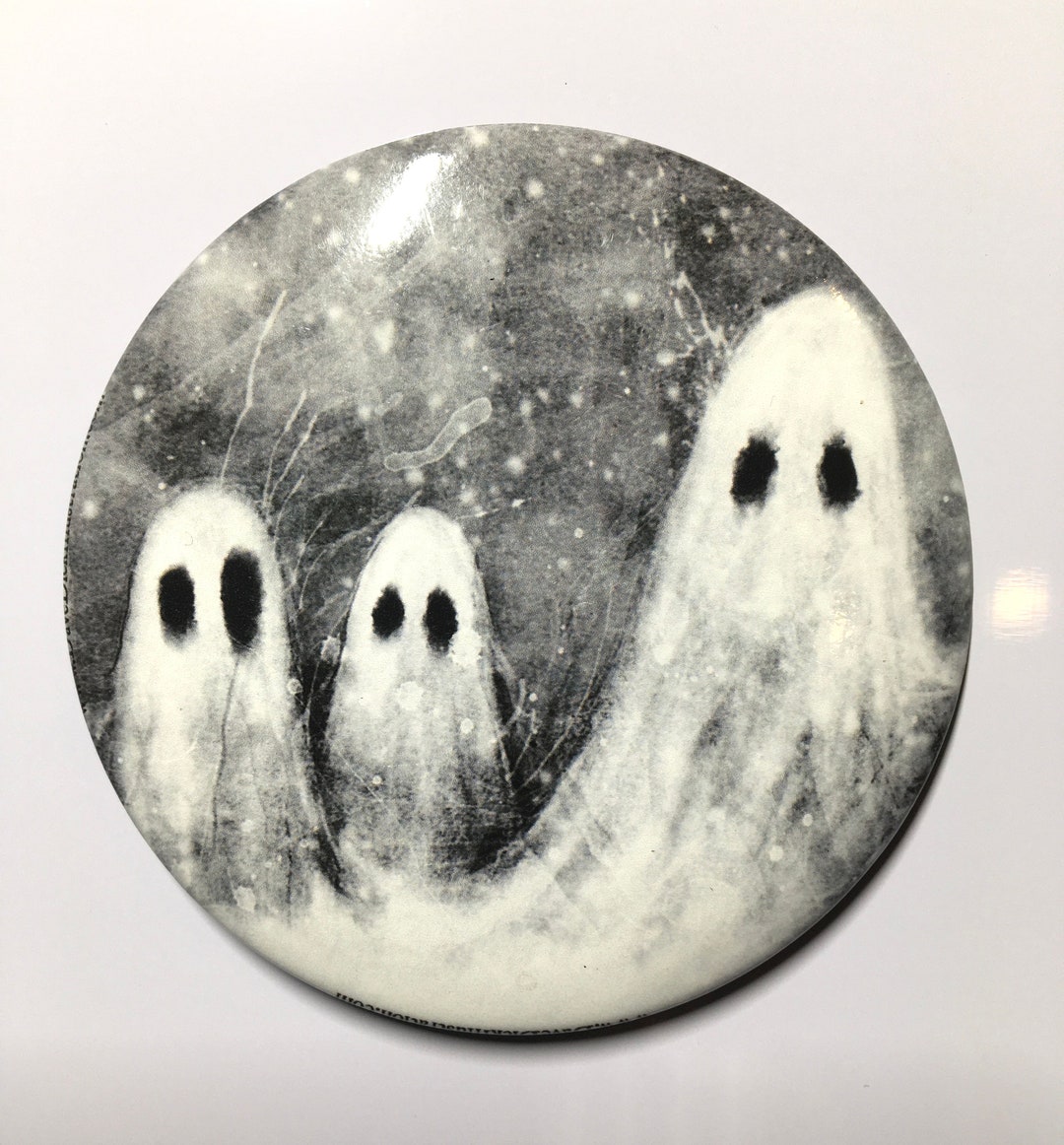 Spooky 3 Inch Ghosts Magnet, Creepy Fridge Decor, Halloween Gift Idea ...