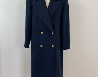 Navy Long Coat - Etsy