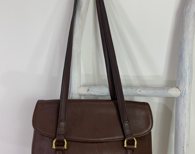 Vintage 1990’s Coach Equestrian A8B-9808 Shoulder Bag Coach Mahogany ...