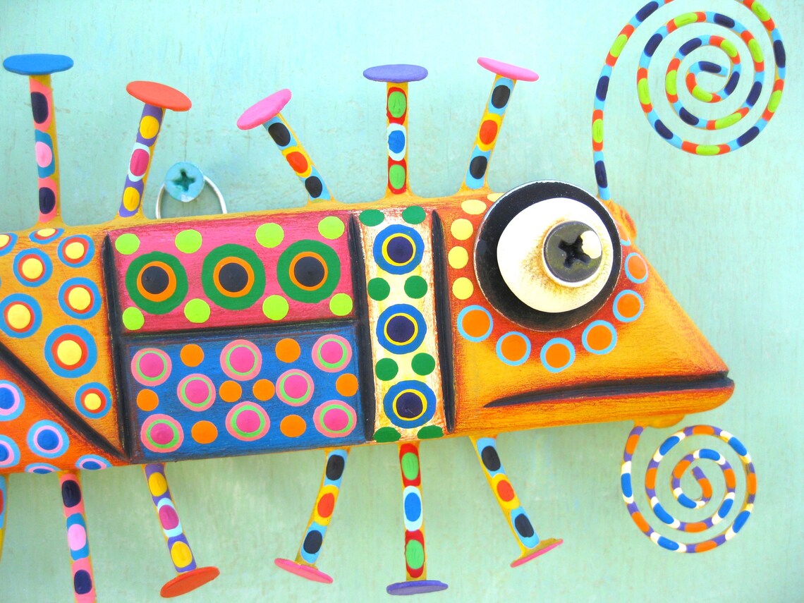 Handmade Fish Wall Art, 'artsy Sardine', Found Object Sculpture, Wood ...