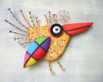 Wild Flounder, MADE to ORDER, Fish Wall Art, Fish Carving, Found Object ...