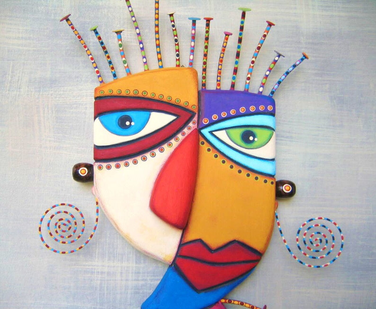 Pablo MADE to ORDER Abstract Wall Art Figure Carving Art - Etsy