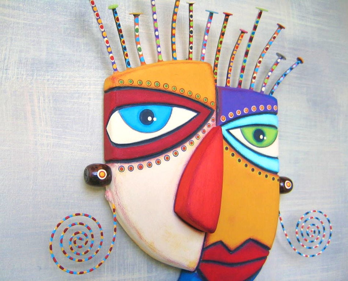 Pablo MADE to ORDER Abstract Wall Art Figure Carving Art - Etsy