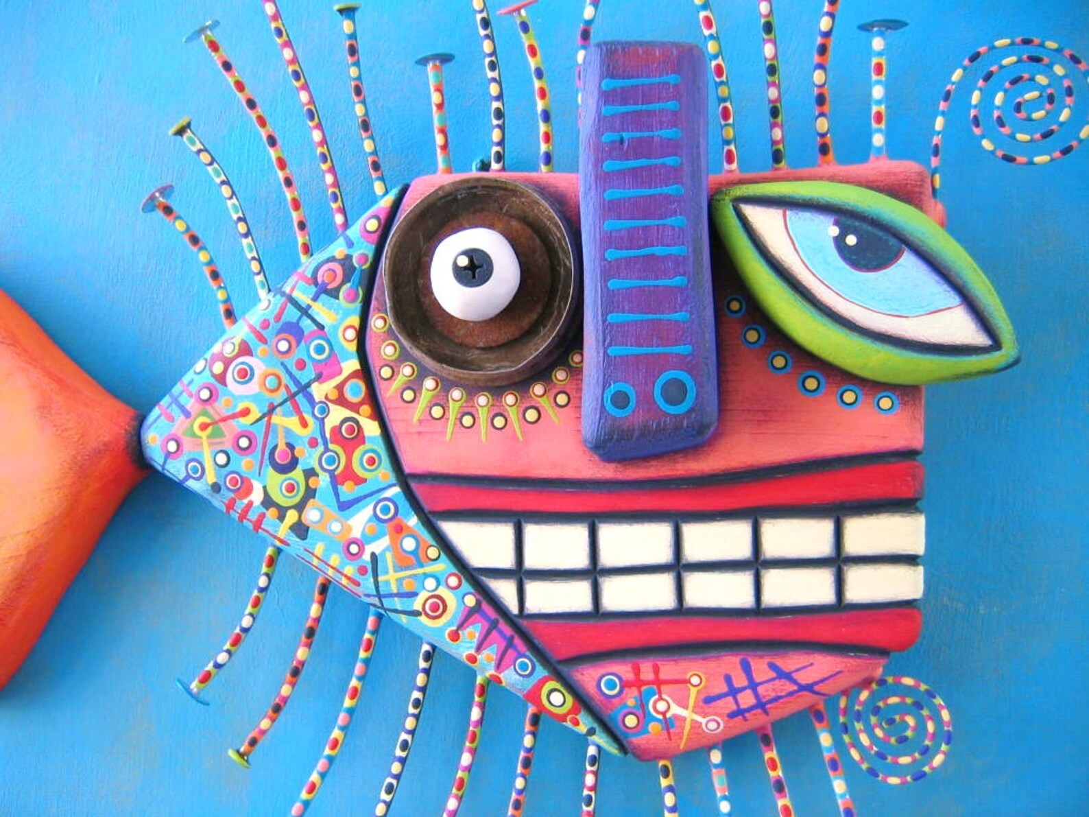 Picasso's Goldfish MADE to ORDER Fish Wall Art Fish - Etsy