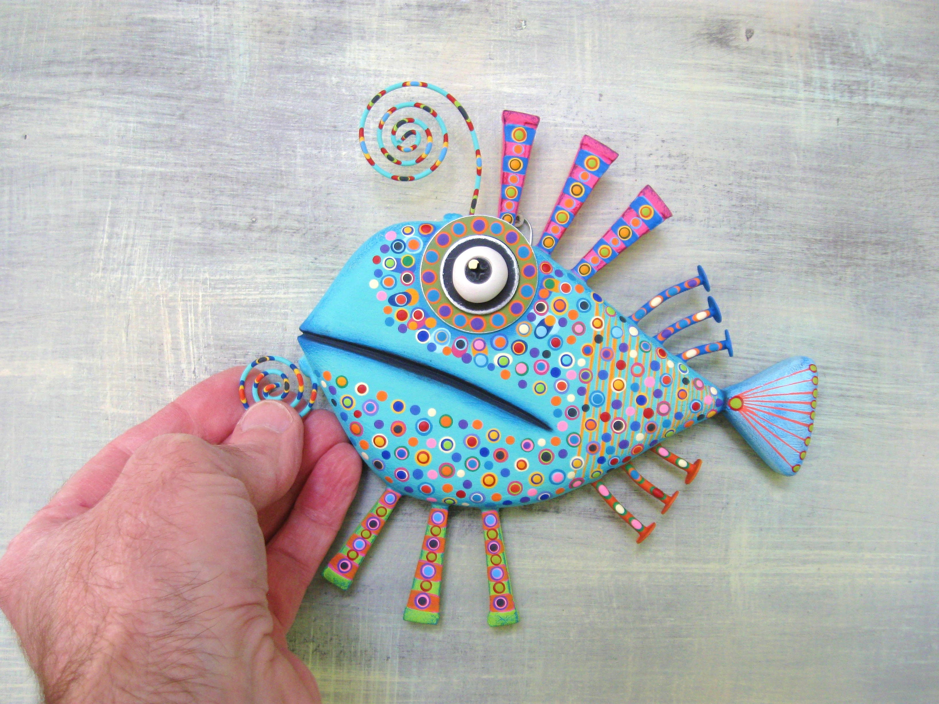Fish Wall Art, MADE to ORDER, 'classy Bass', Wood Carving, Handmade ...