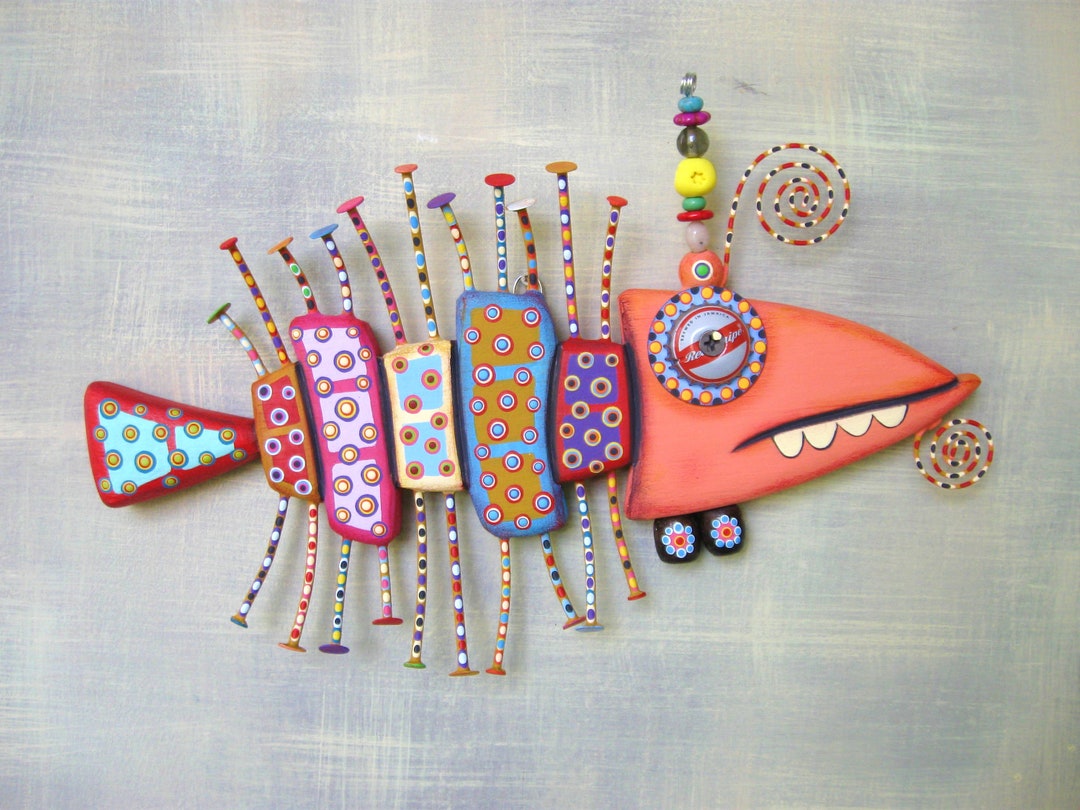 Fish Bones, MADE to ORDER, Fish Wall Art, Fish Carving, Marine Art ...