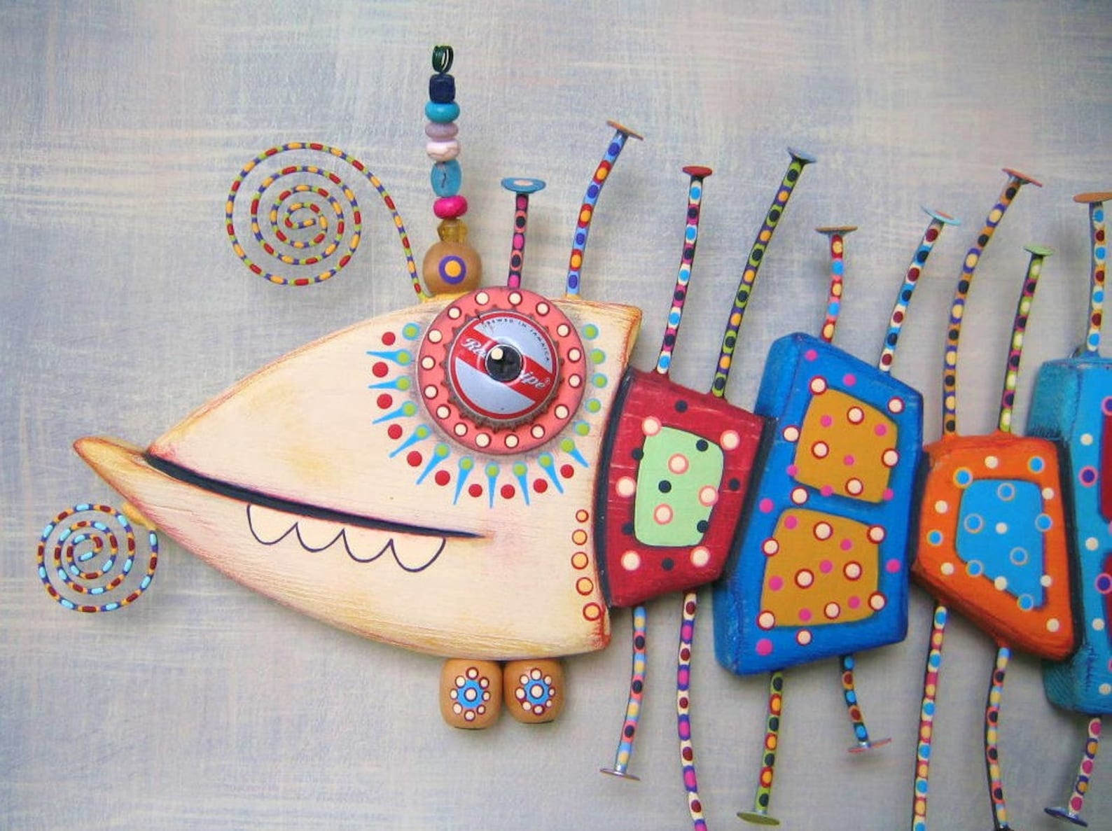 Bone Fish MADE to ORDER Fish Wall Art Found Object Wall - Etsy