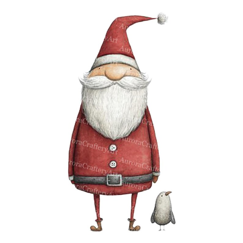 26 Whimsical Santa Clipart Bundle: Christmas Graphics, Crafts & Decor ...