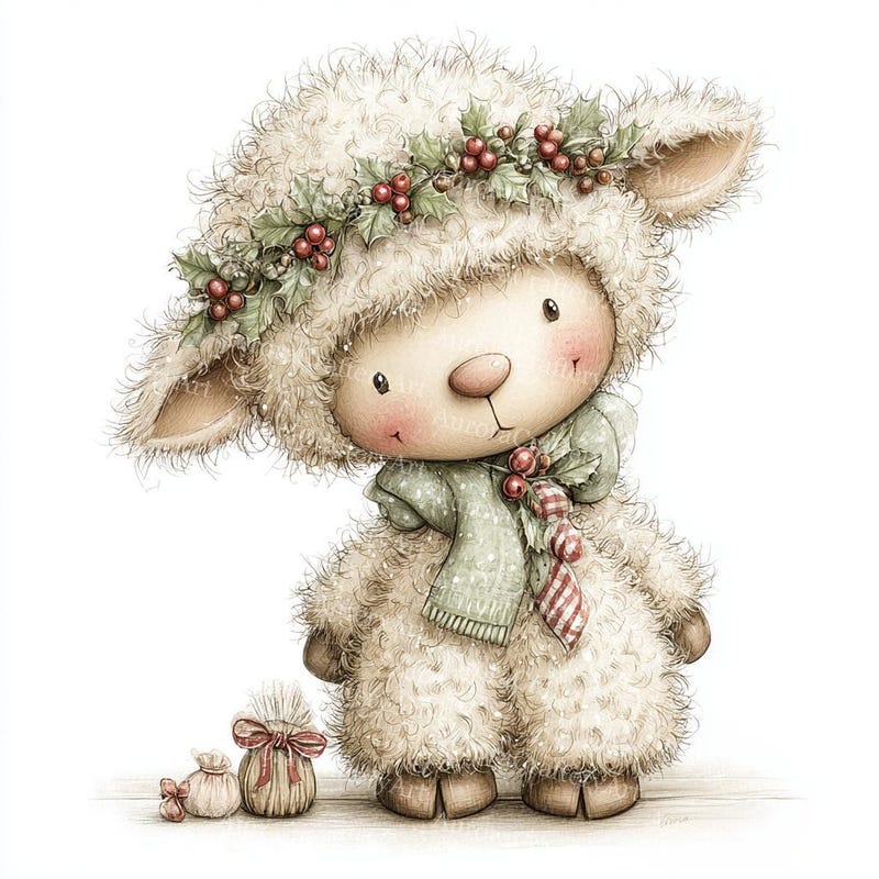 Christmas Sheep - Etsy