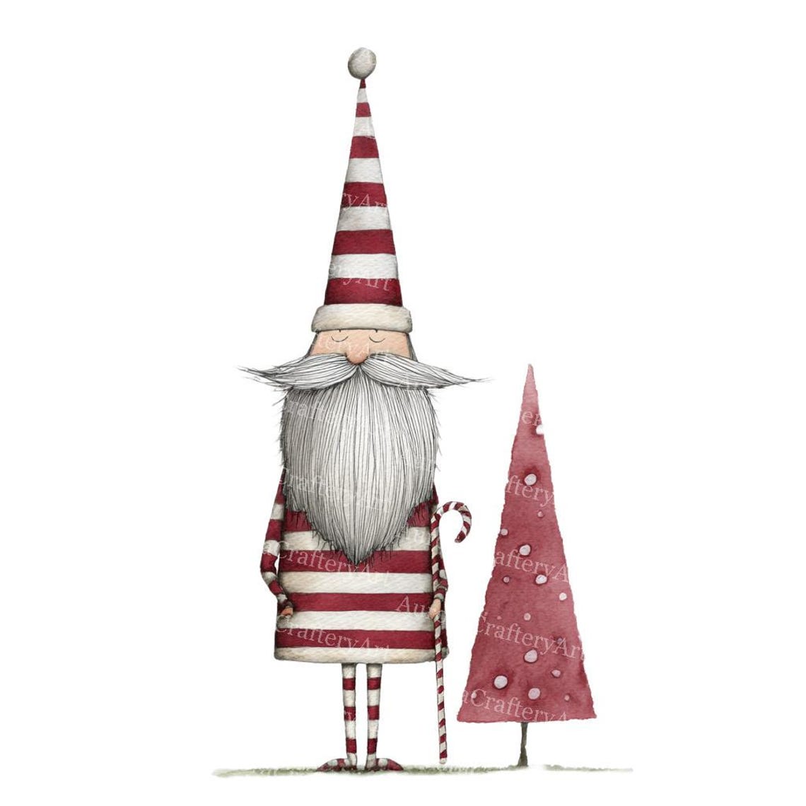 26 Whimsical Santa Clipart Bundle: Christmas Graphics, Crafts & Decor ...