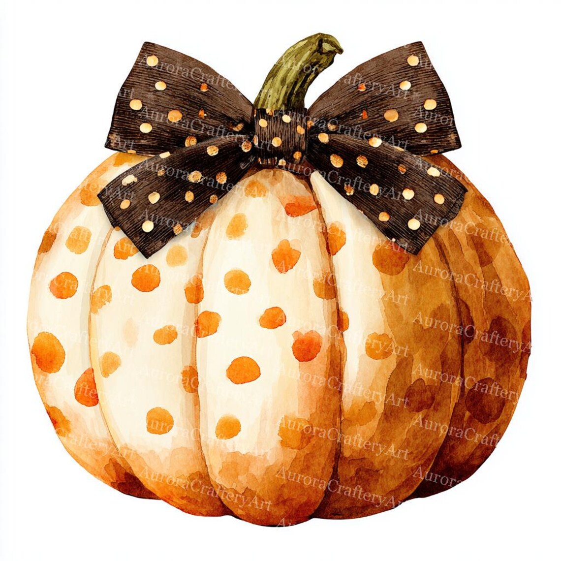 19 Fall Pumpkins Clipart, Autumn Watercolor Thanksgiving Art Halloween ...