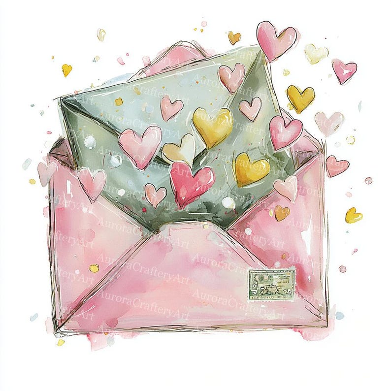 16 Valentine's Day Clipart, Love Clipart, Digital Download, Jpgs - Etsy