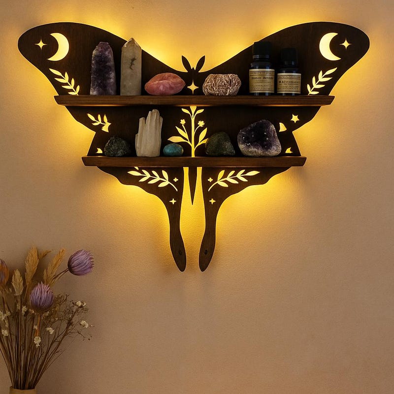 Moth Shelf - Etsy