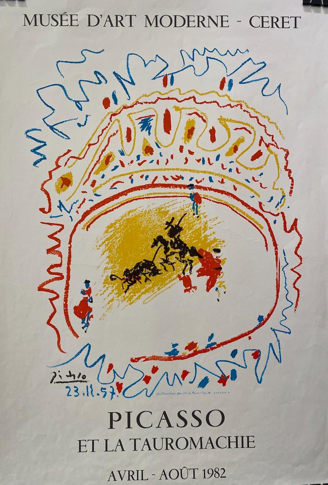 Picasso Et La Tauromachie Original Vintage Poster - Etsy