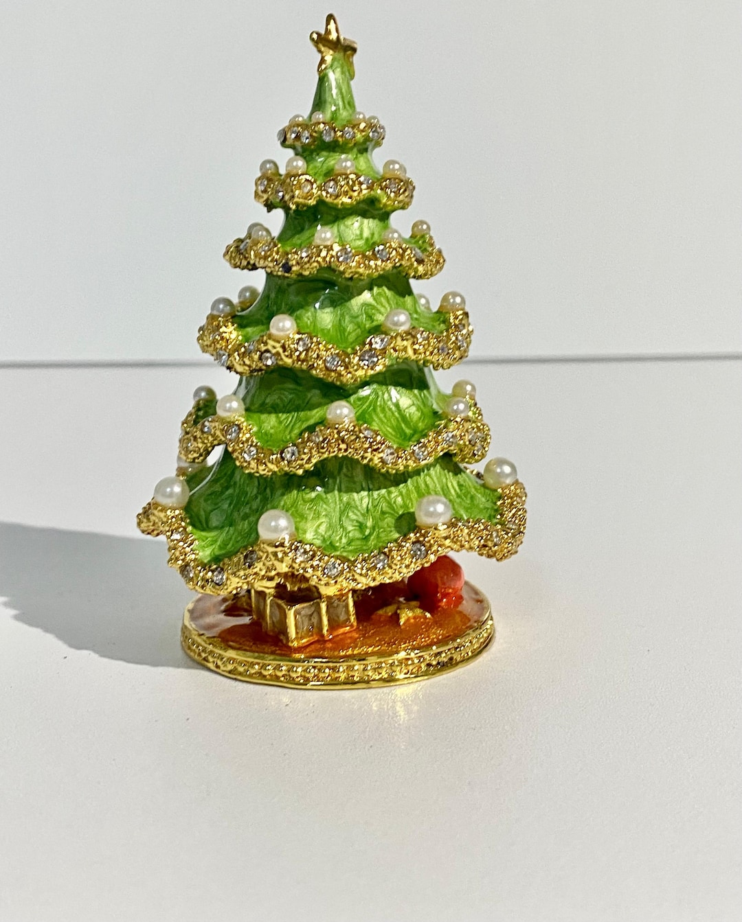Christmas Tree Trinket Box - Etsy