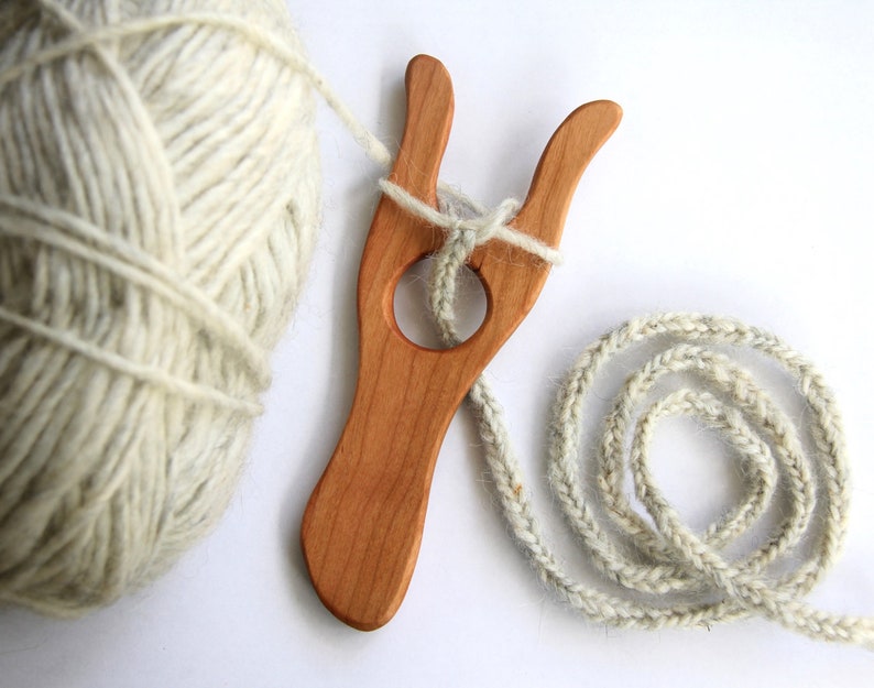 Lucet Knitting Fork Cord Making Tool Cherry | Etsy