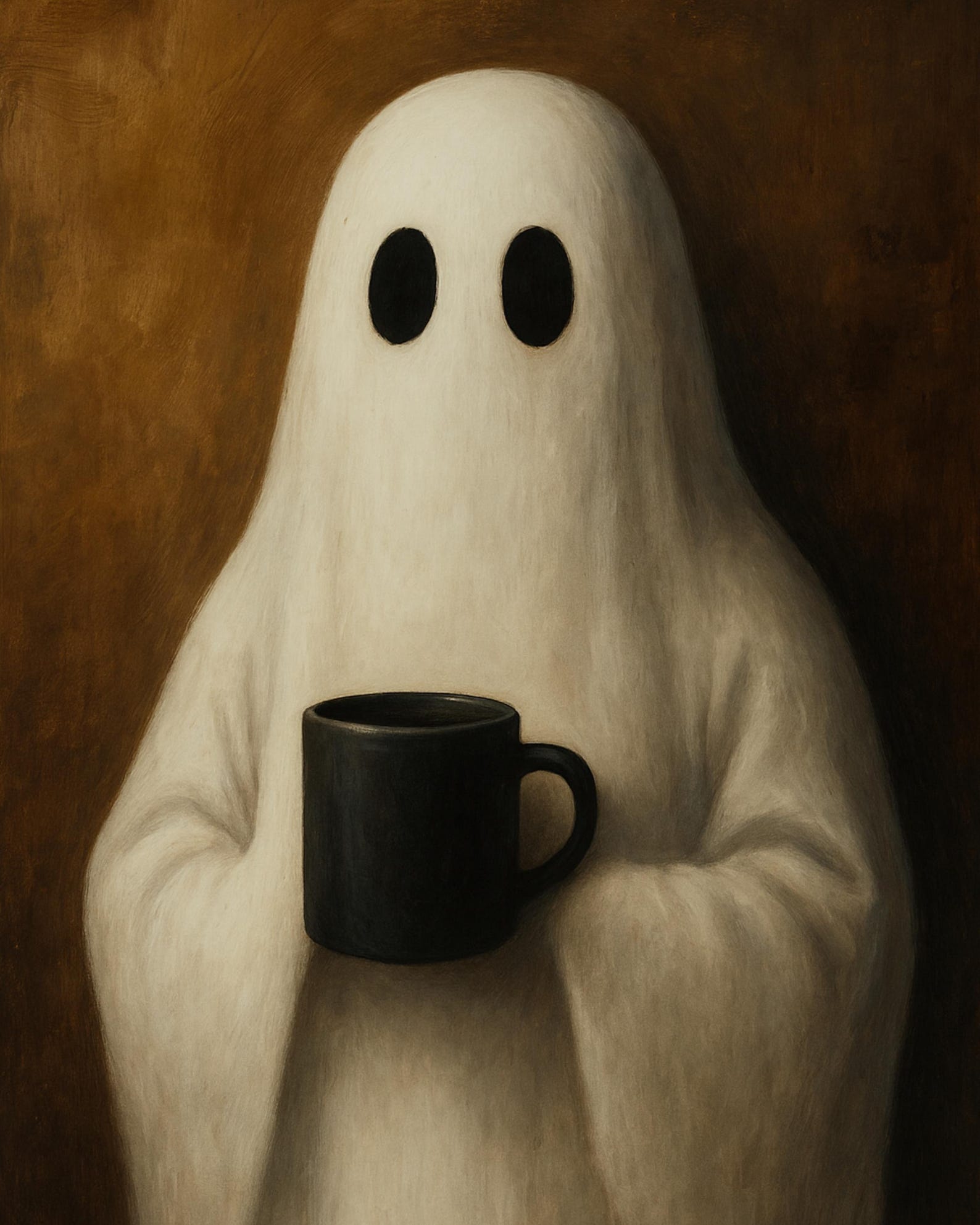 Ghost Coffee Wall Art – Haunted Happy Hour Printable – Halloween Coffee ...