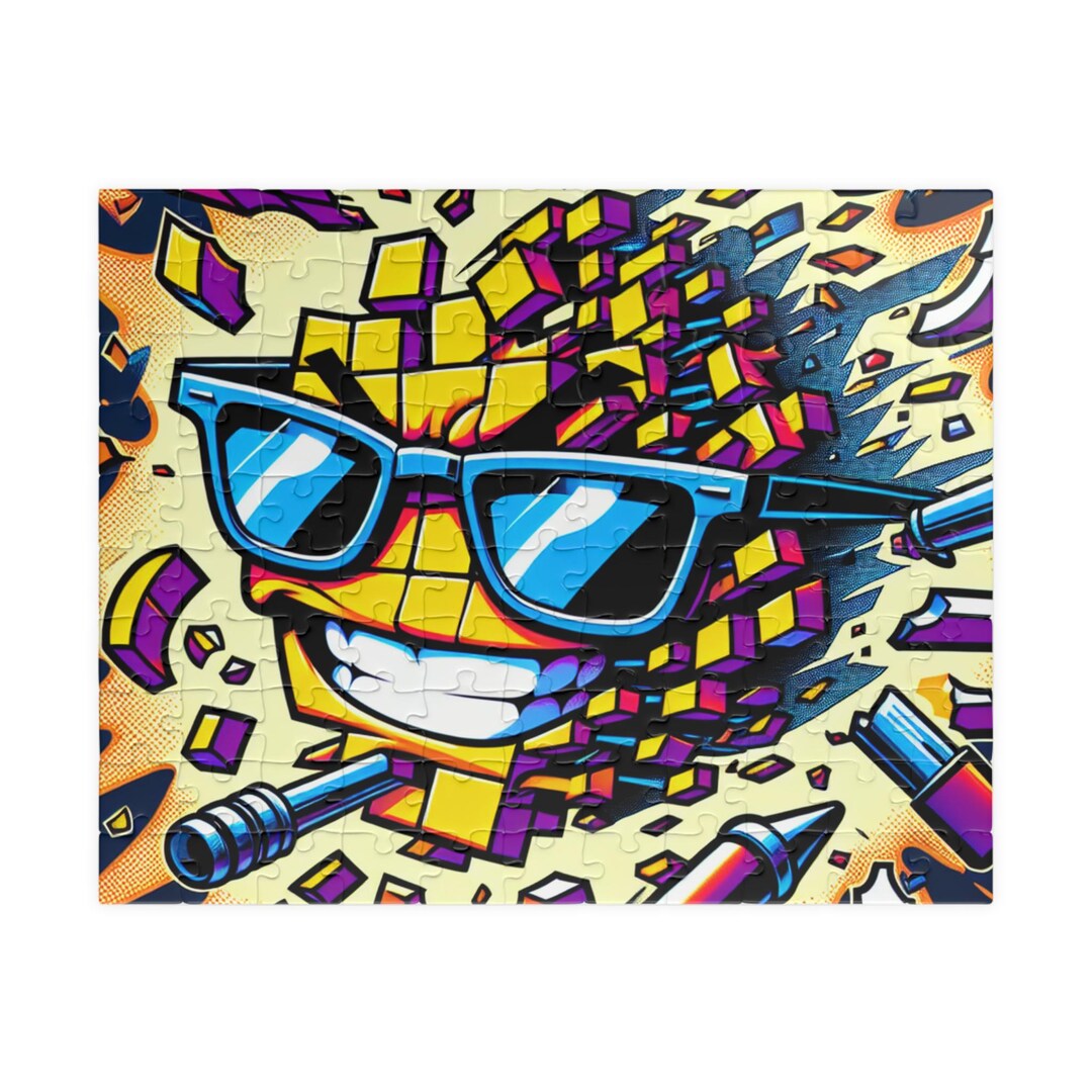 Puzzle With Fun Graphic Design, 110-1014 Piece Jigsaw Puzzle for Game ...
