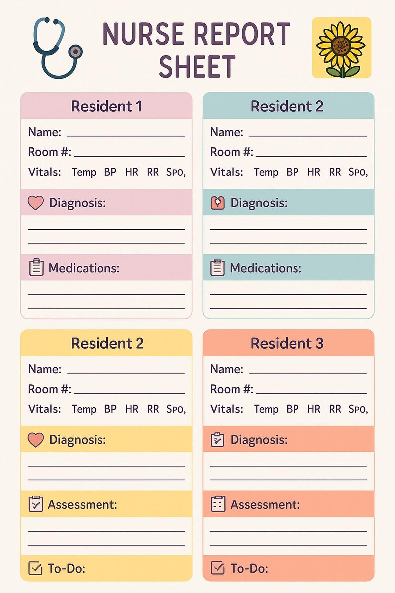 Report Sheet - Etsy