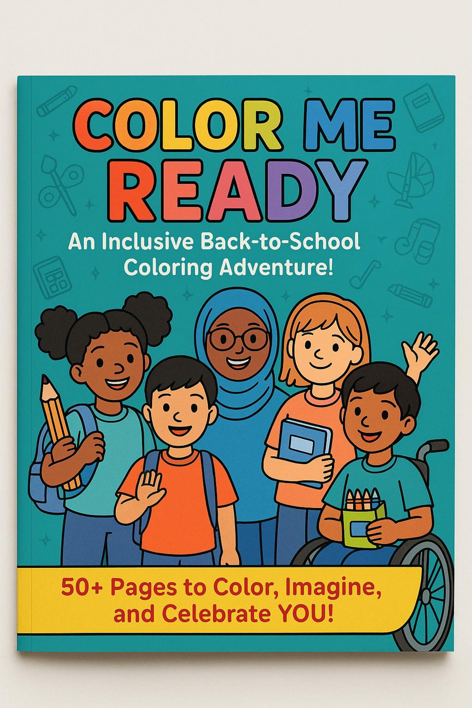 Ready for School Fun: A Diverse Coloring and Activity Book for Kids! an ...