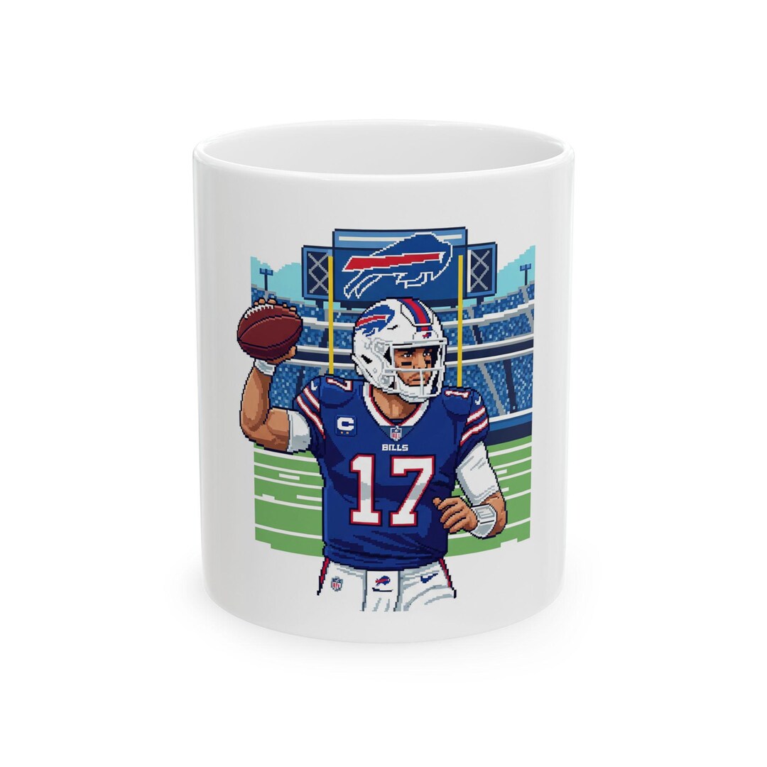 Buffalo Bills Ceramic Mug, 8 Bit Series NFL 2025/26 Season, 11oz 15oz ...