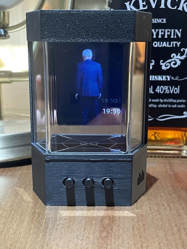 Custom Elderly Men AI Digital Immortality Projection Box - Etsy