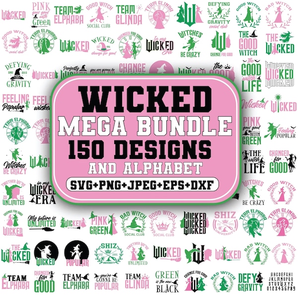 Valentine Wicked Svg - Etsy
