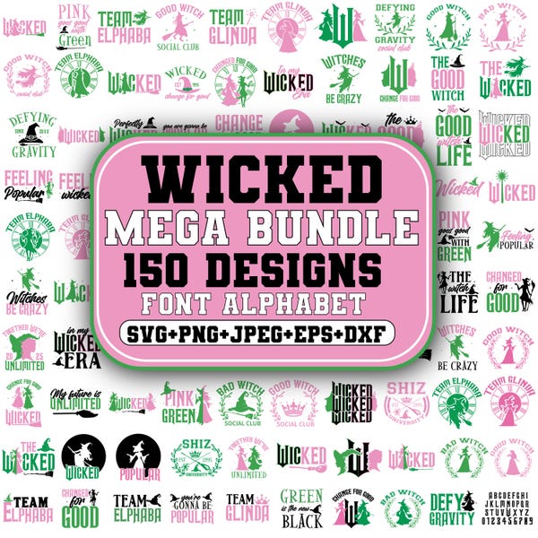 Wicked Fonts Cricut - Etsy