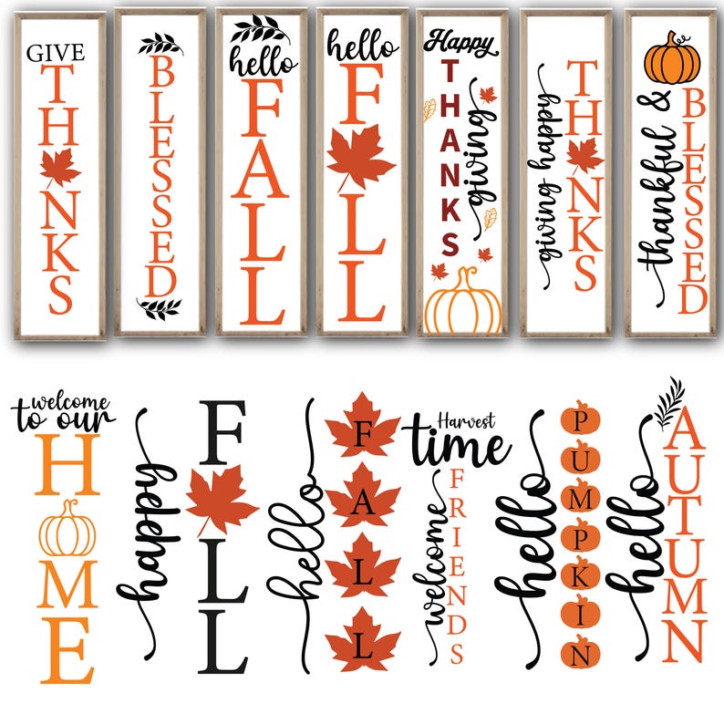 Fall Porch Sign Svg,fall Welcome Sign Svg,thanksgiving Porch Sign Svg ...