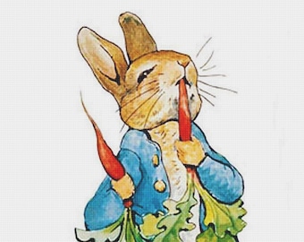 Peter Rabbit Beatrix Potter Watercolor Illustration Cross - Etsy UK