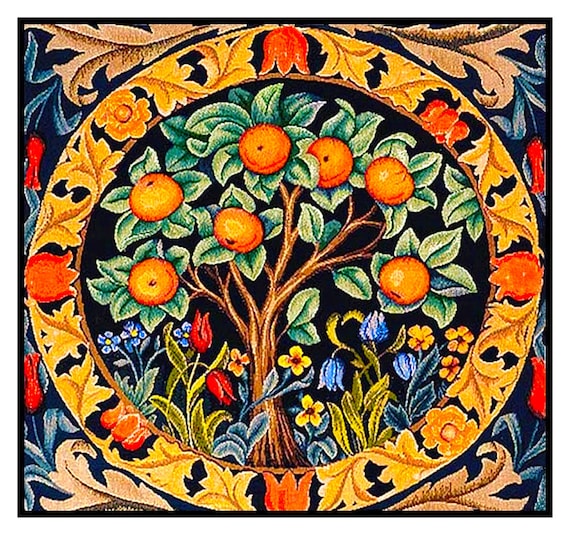 DIGITAL DOWNLOAD William Morris's Orange Tree Detail | Etsy