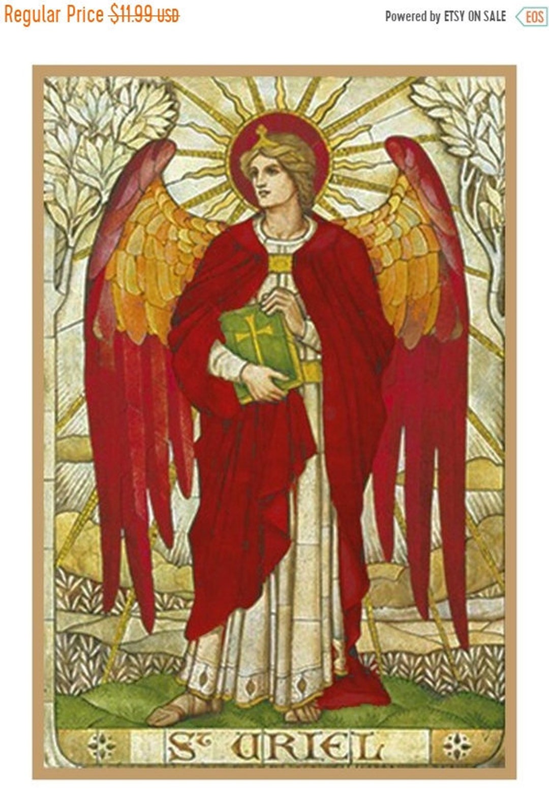 DIGITAL DOWNLOAD Archangel Uriel by Powell and Sons ( White Friars ...