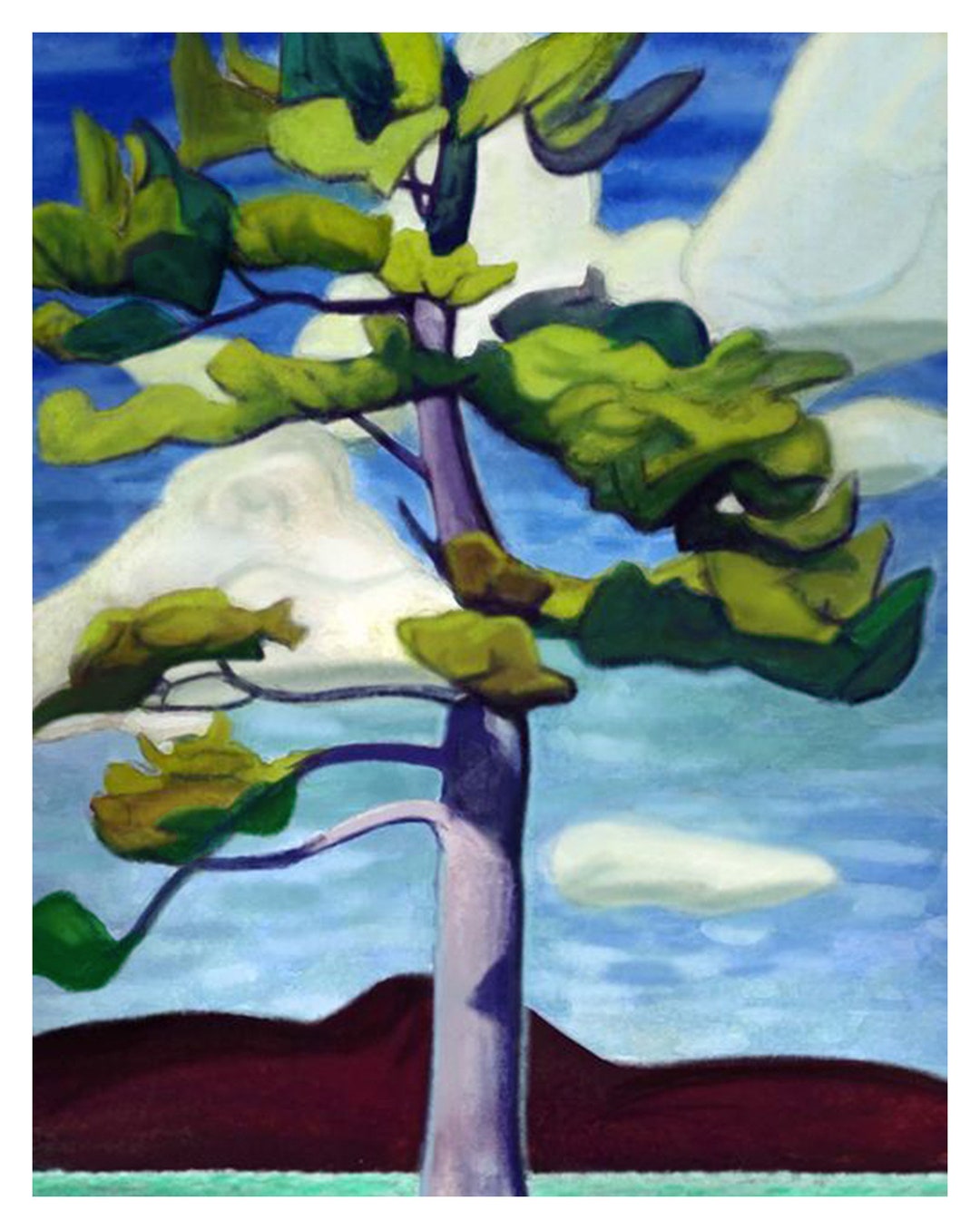 DIGITAL DOWNLOAD Pdf Jack Pine Tree- Canadian Landscape by Lawren ...