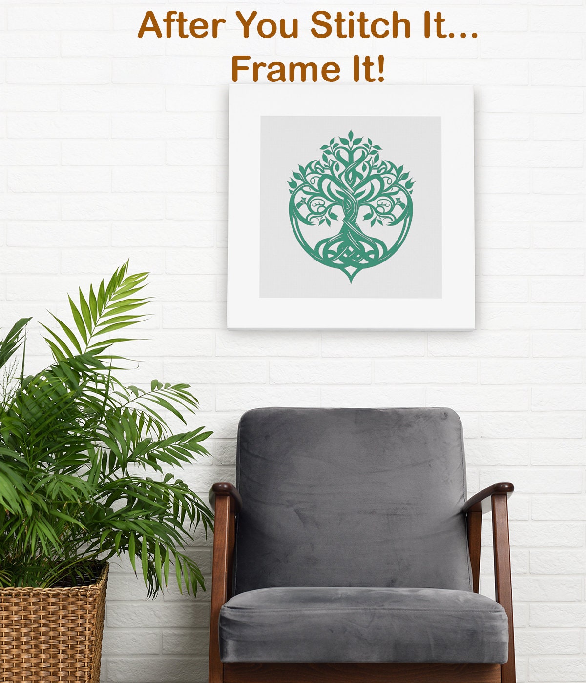 Pdf-digital Download Irish Celtic Knot Ornamental Tree of Life Counted ...