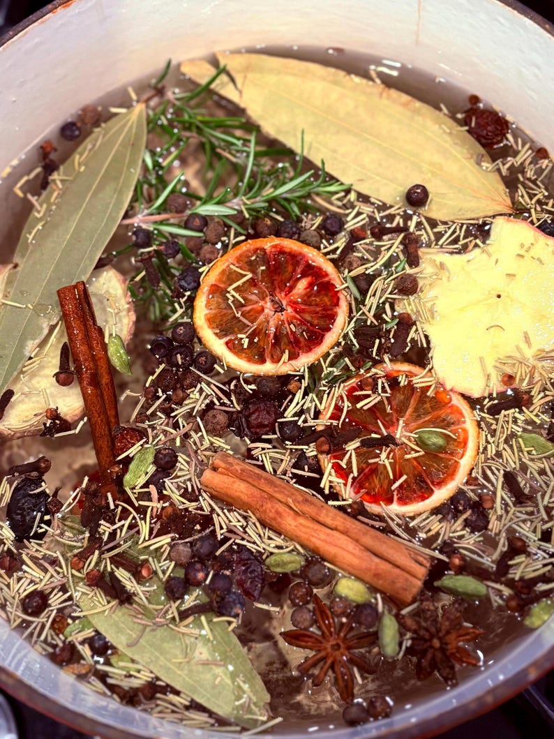 Winter Magic Organic Simmer Pot Kit | Stovetop Potpourri, Natural Home ...