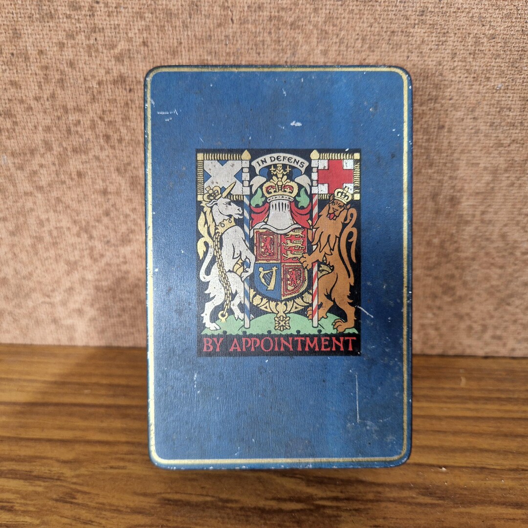 Vintage Crawford’s Biscuits Sample Tin With Original Card – Royal Coat ...
