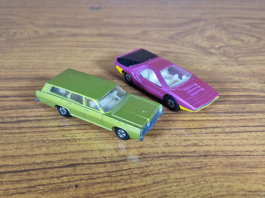 Vintage Lesney Matchbox Superfast Cars – 1970 Alfa Carabo and Mercury ...