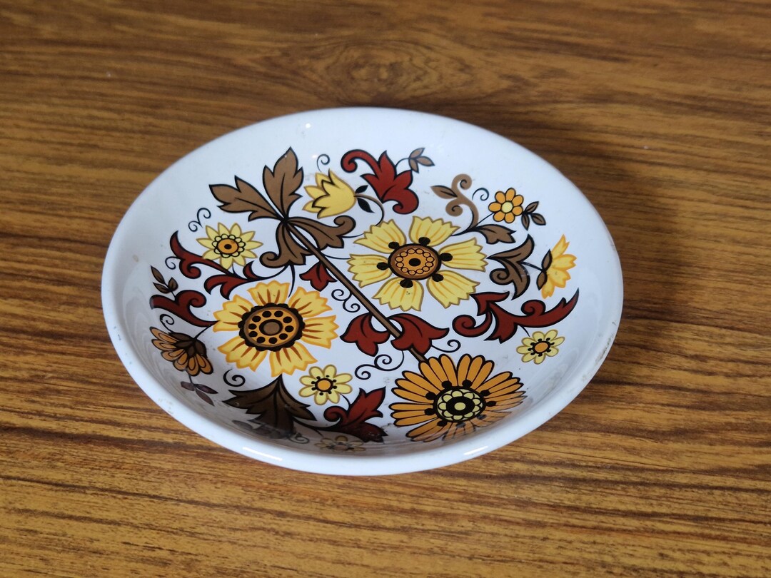 Vintage Palissy Small Side Dish – Retro Floral Mid-century Design ...