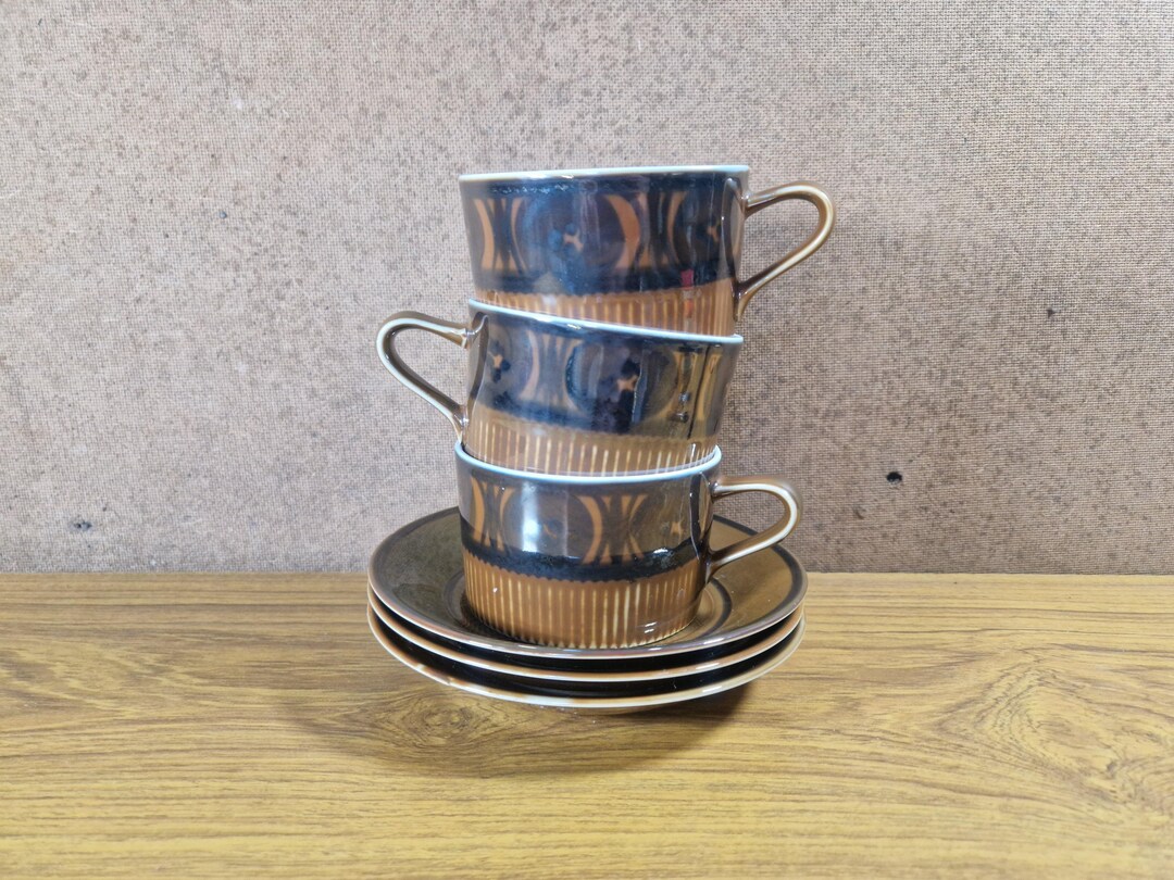 Vintage Royal Worcester Coffee Americano Cup & Saucer Set – Mid-century ...