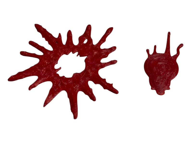 3D Blood & Blast Effects, Action Figure Diorama (1/12 to 1/18 Scale) - Etsy