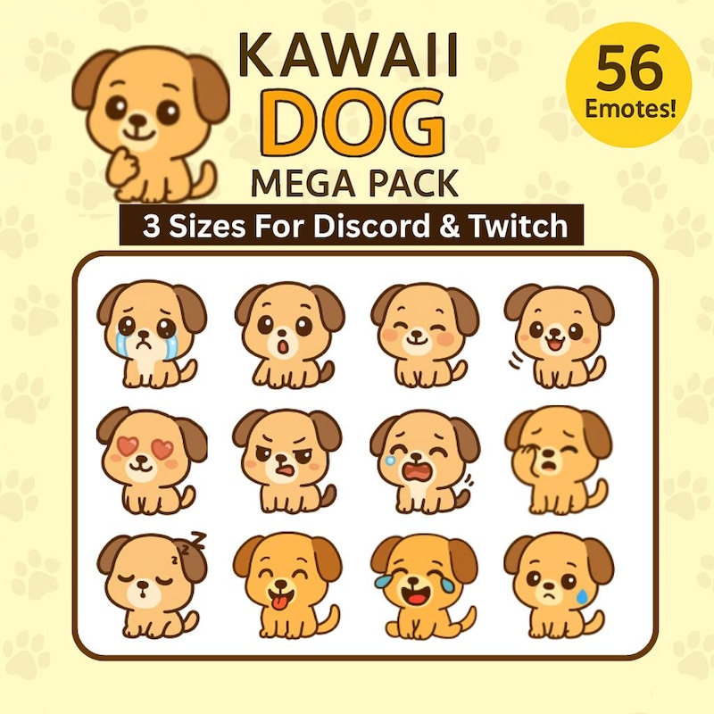 Discord Dog Emoji - Etsy UK