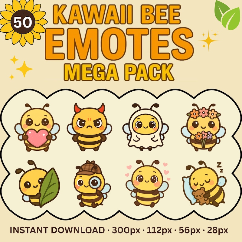 Emoji Bee Twitch - Etsy