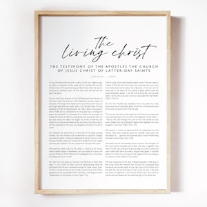 The Living Christ Digital Download | Church of Jesus Christ | LDS | Art ...