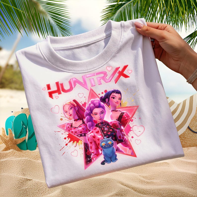 Valentine Huntrix Anime Girl Group PNG (digital Download) - Etsy
