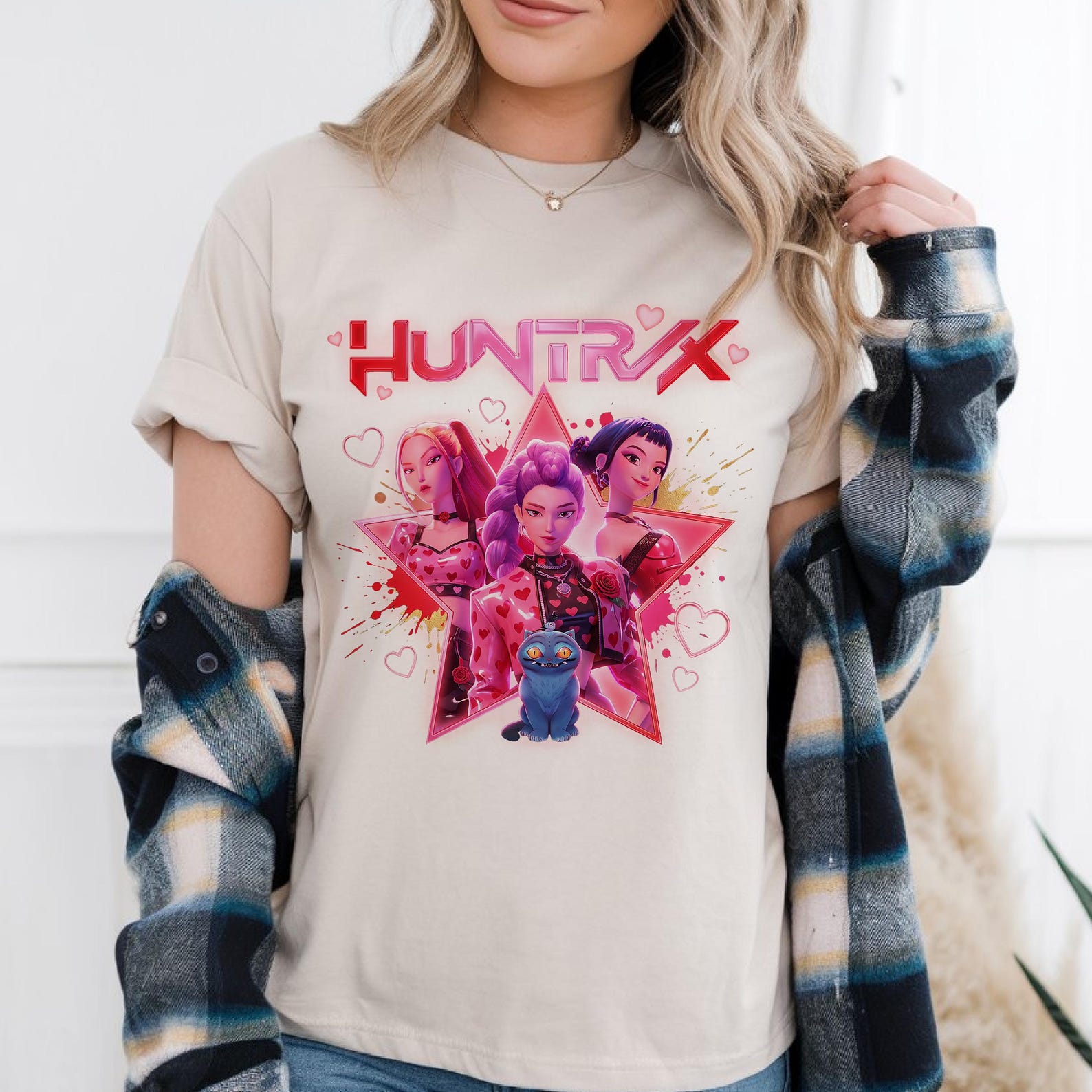 Valentine Huntrix Anime Girl Group PNG (digital Download) - Etsy