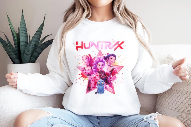Valentine Huntrix Anime Girl Group PNG (digital Download) - Etsy
