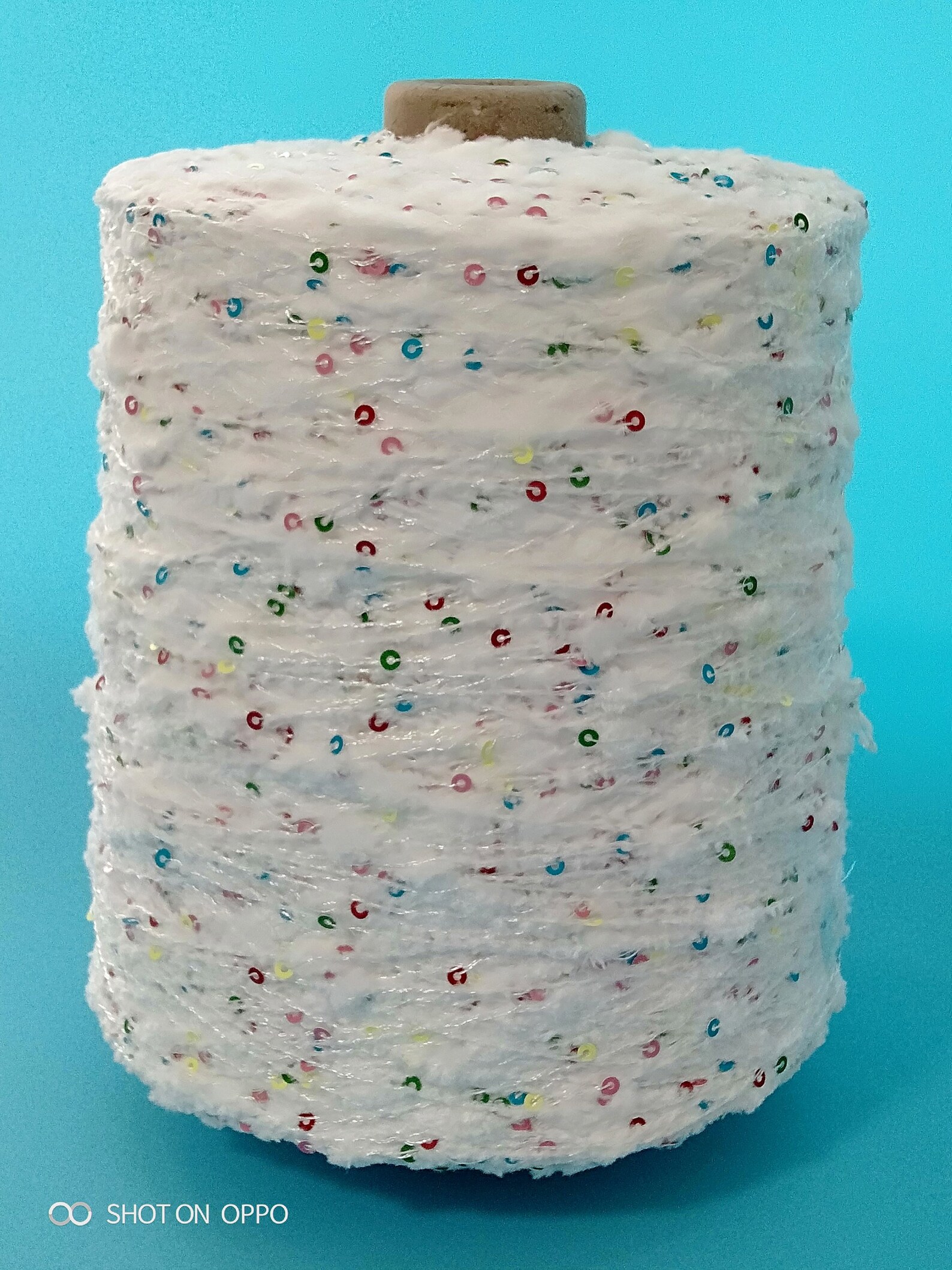 Fancy Fuzzy Pompom Polyester Yarn With Colors Sequins 100yards 40g - Etsy